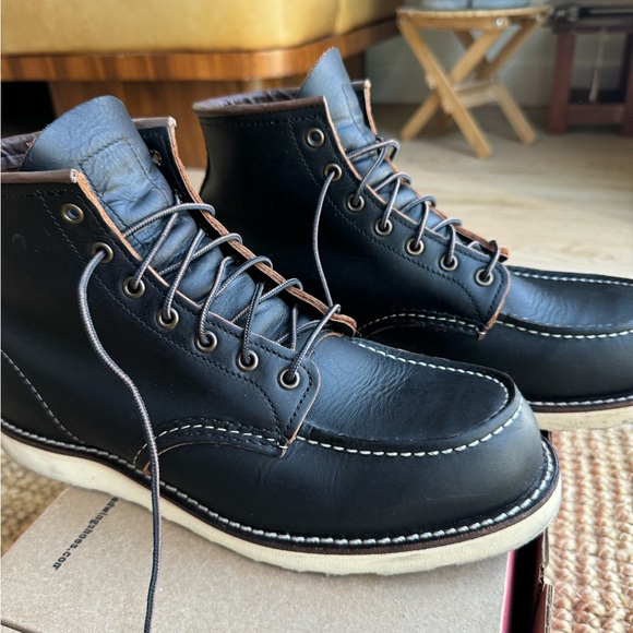 Red Wing Shoes | Shoes | Classicw Mocmens 6inch Boot In Black Prairie ...